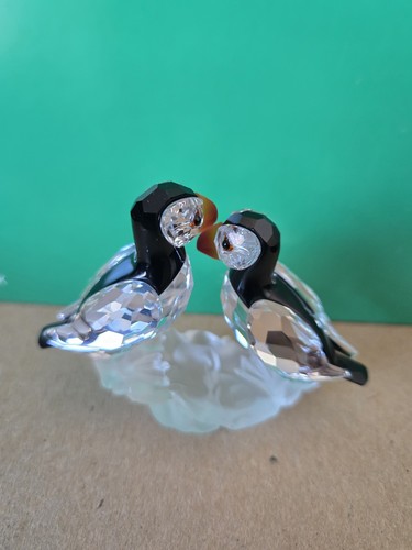 Swarovski Crystal Puffins Retired With Original Box & Certificate ...