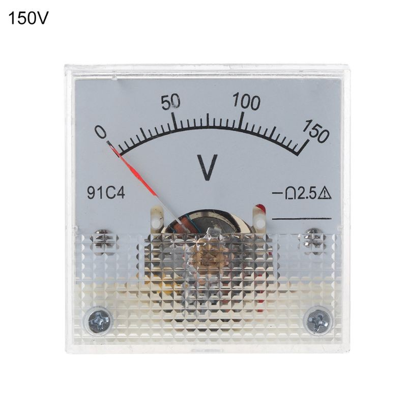 Analog Voltmeter DC Rectangle Analog Volt Panel Meter Gauge 10 Styles ...