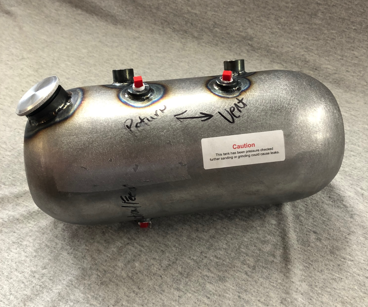 USA MADE Round Hollow Point Side Fill Custom Oil Tank For Harley ...