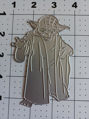 Universal Thin Metal Die Cut Tool Disney Star Wars Yoda Force Birthday ...