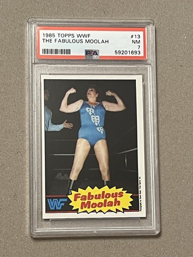 1985 Topps WWF Fabulous Moolah RC Card #13 PSA 7 | eBay