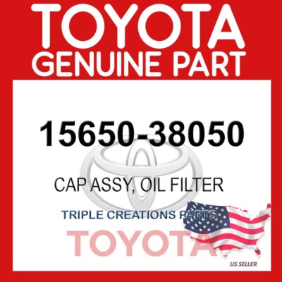 15650-38050 GENUINE OEM TOYOTA CAP ASSY, OIL FILTER 1565038050 | eBay