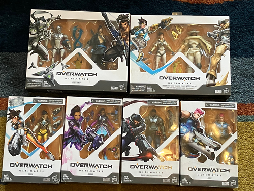 (8) New OVERWATCH ULTIMATES Figures (2) Double Boxes/NO RESERVE AUCTION ...