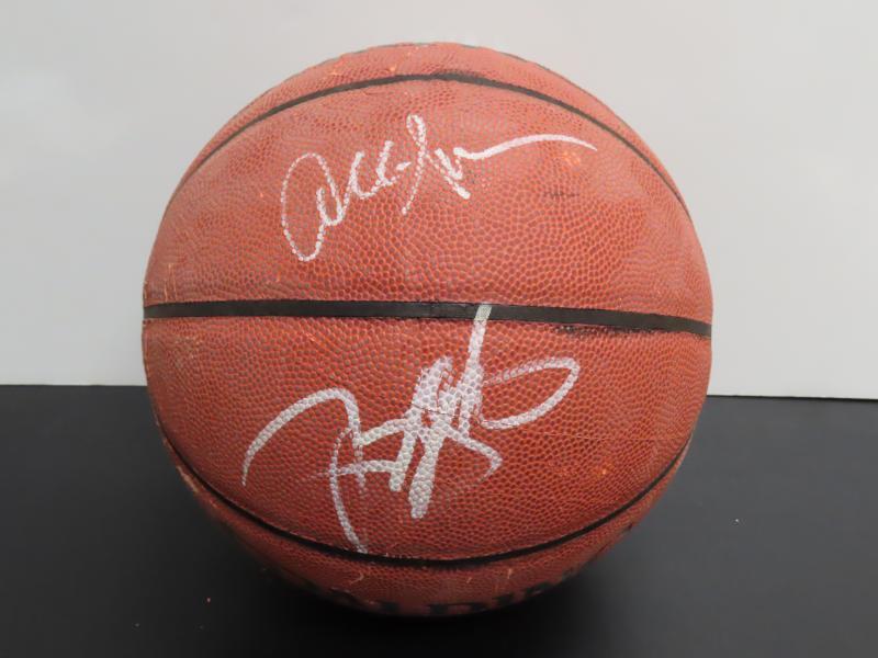 Allen Iverson Jerry Stackhouse Signed Auto Autograph Basketball JSA COA ...