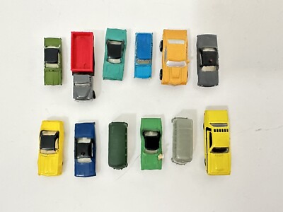 Set Of 12 N Scale Cars | eBay