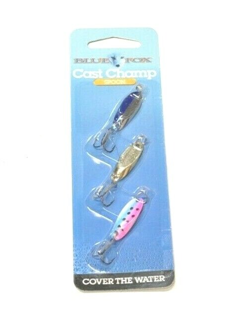 Blue Fox Cast Champ Spoon Kit 1/8 oz. - Trout & Coho Casting Spoon ...