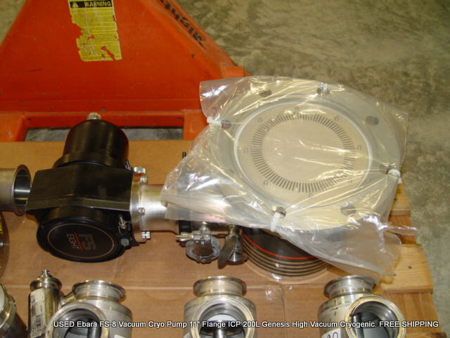 Ebara FS-8 Vacuum Cryo Pump Valve 11" Flange ICP 200L Cryogenic FREE ...