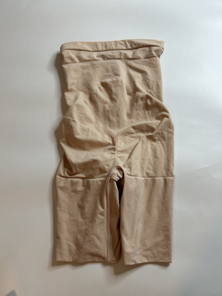 Spanx Higher Power Short Women's Large Shapewear Seamless 6” Nude ...