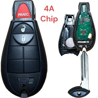 NEW KEY REMOTE FOB FOBIK FOR 2014 2015 2016 2017 JEEP CHEROKEE GQ4-53T ...