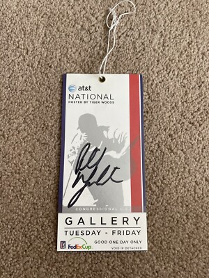 Phil Mickelson autographed ticket 2007 Inaugural AT&T National With ...