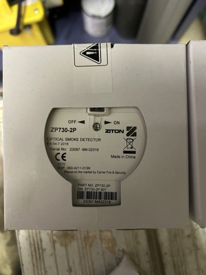 £20 (uk) ZP730-2P - Ziton - Addressable - Optical Smoke Sensor ...