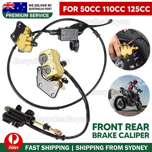12mm Classic Pit Bike Pitbike Front & Rear Brake Caliper Set 50cc 110cc ...