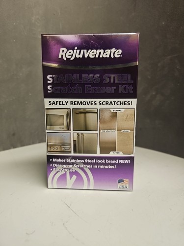 Rejuvenate Stainless Steel Scratch Eraser Kit Cleaner - New In Box | eBay