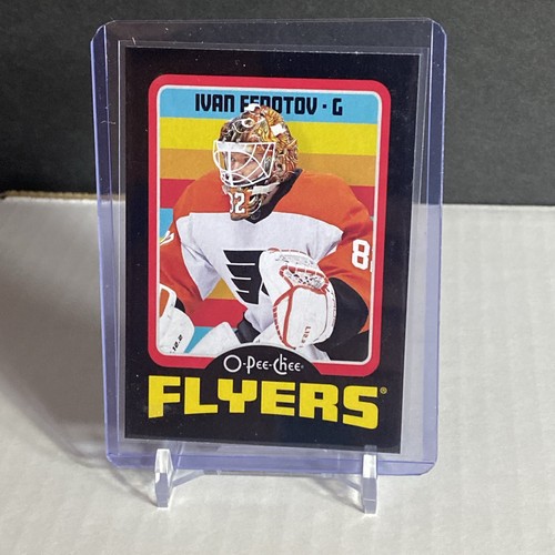 2024-25 OPC Ivan Fedotov #583 Retro Rookie Black Border /100 Flyers 1ST ...