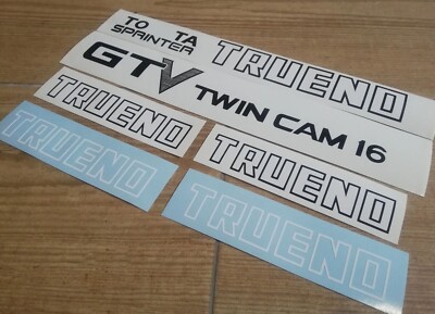 AE86 Corolla GTV - Fits Trueno Twin Cam 16 Sprinter - Sticker ...