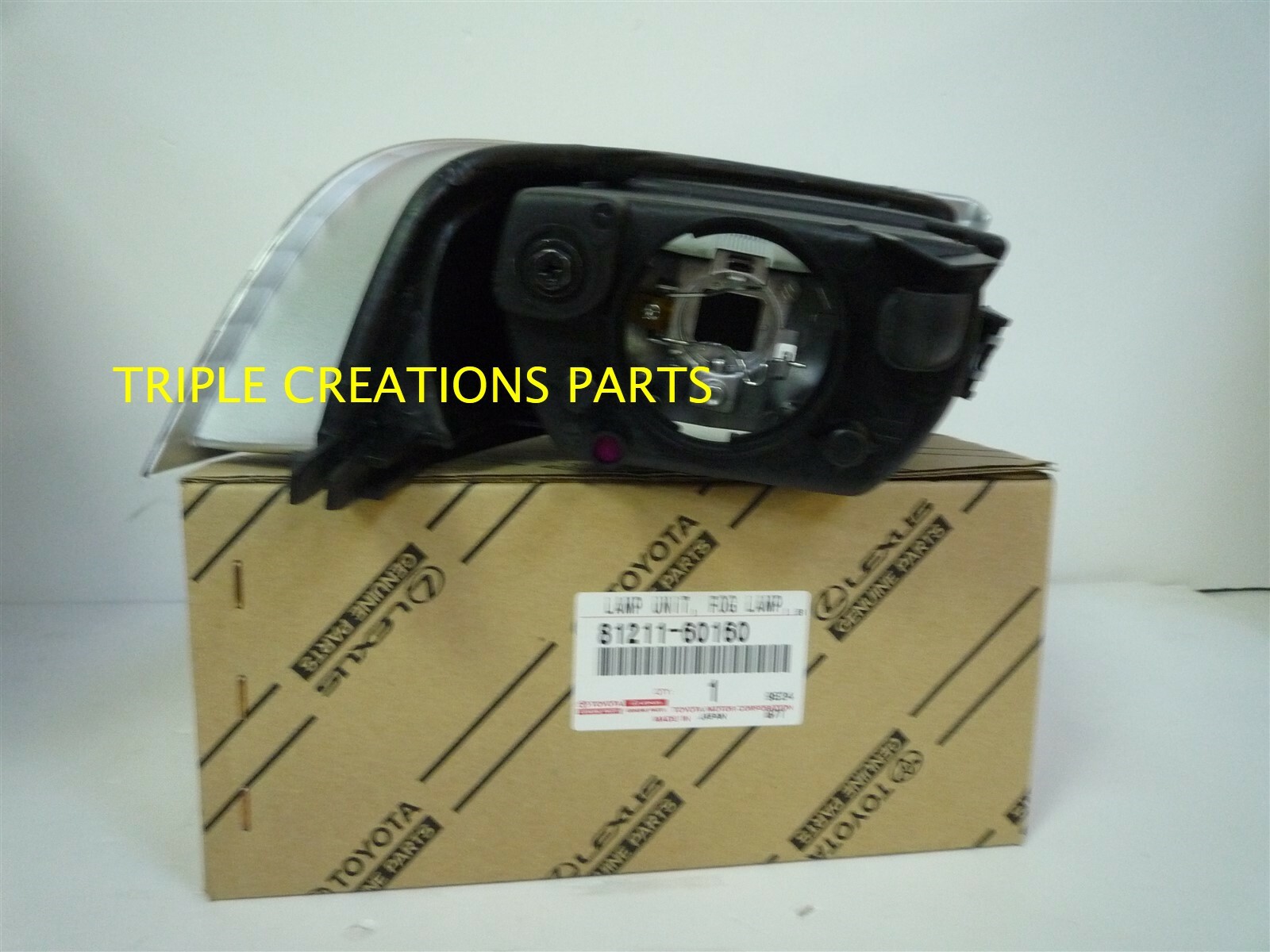 GENUINE Toyota LEXUS 81211-60160 LAMP UNIT, FOG LAMP, RH 8121160160 OEM ...