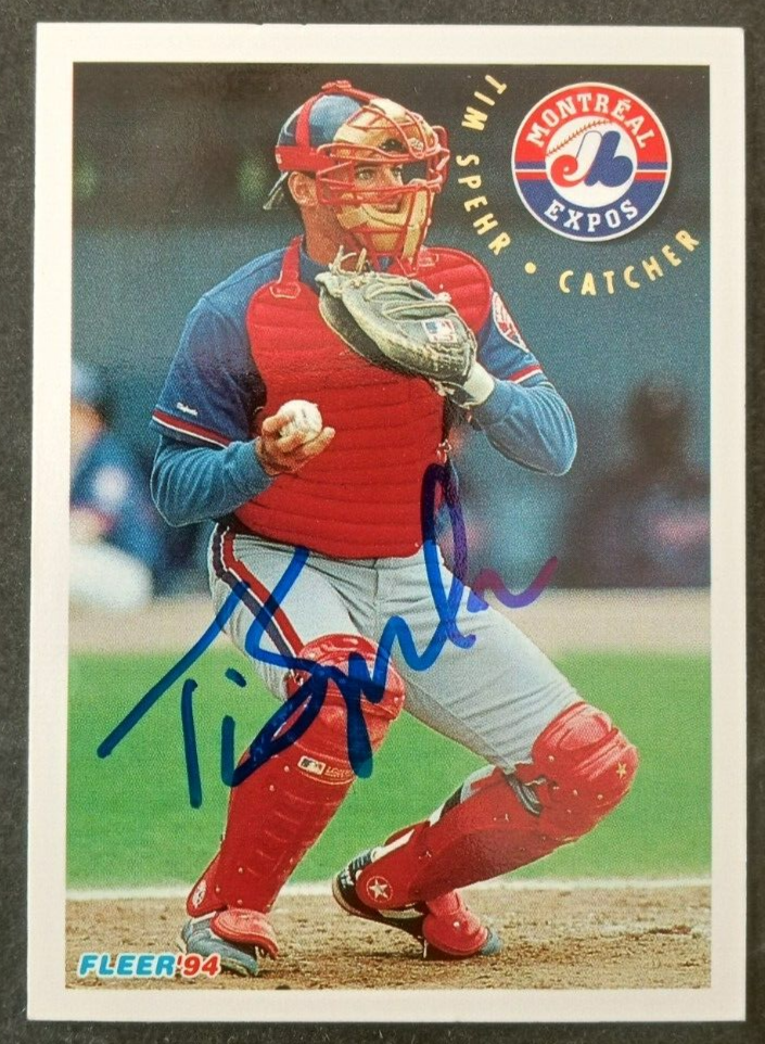 1994 Fleer SIGNED: Tim Spehr, EXPOS #552 | eBay