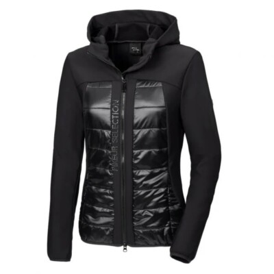 PIKEUR Stalin casual Hybrid Jacket Black/ rhinestone detail size 38 NWT ...