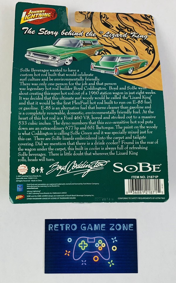 Collectors Jonny Lightening The Lizard King Boyd Coddington SOBE Die ...