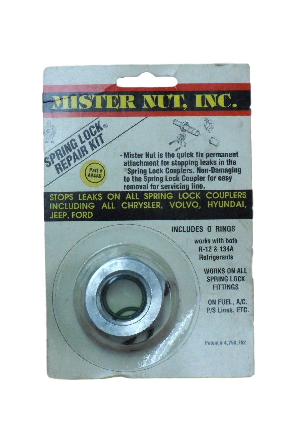 Mister Nut Spring Lock Repair Kit A4AS for 3/4" Tube A/C Reference 12 ...