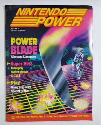 Nintendo Power #23 Power Blade HTF Complete With Poster And Inserts | eBay