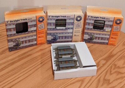 Lionel Great Railway Adventures Train Track 3 Boxes 2" Straight Track ...