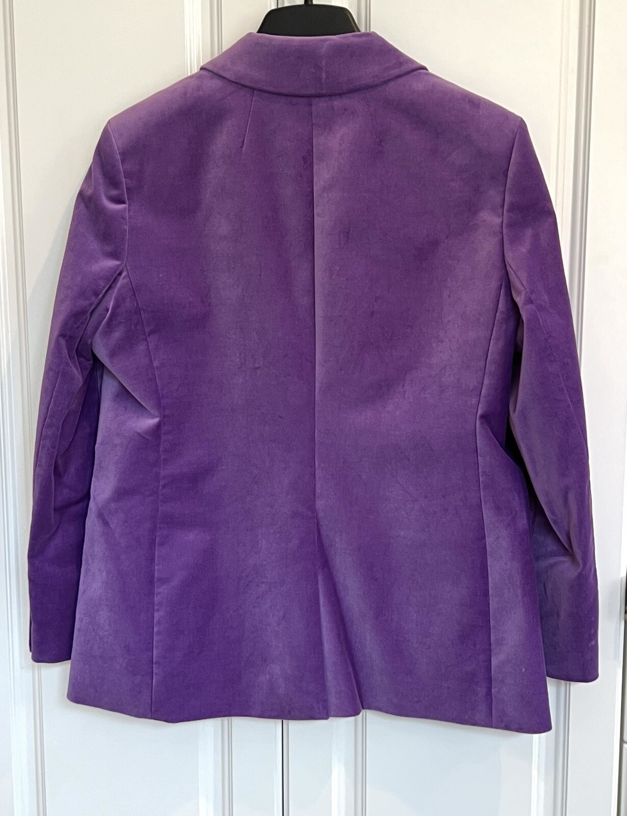 NWT J Crew 12 Petite Viola purple velvet Willa blazer jacket BD012 | eBay