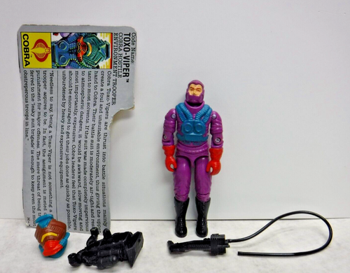 Toxo-Viper G.I. Joe Hasbro Vintage 1988 4" Figure W/ Card 112023AST-F8 ...