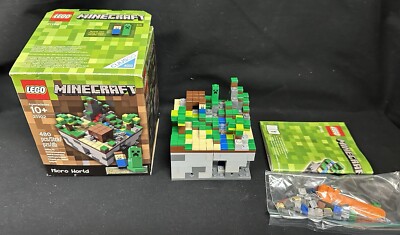 LEGO Minecraft 21102 Micro World The Forest set Steve & Creeper 2012 ...