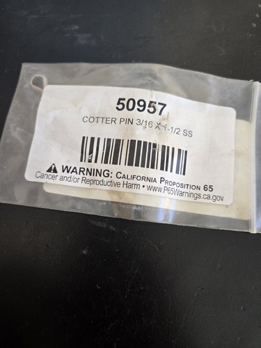 Generac X2)407571 External Snap Ring & X1)50957 Cotter Pin/ Bin 012 | eBay