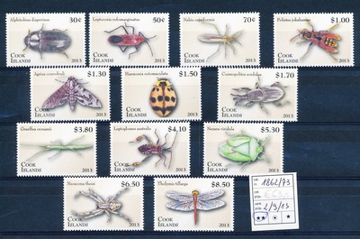 LS40598 Cook Islands 2013 bugs fauna insects fine lot MNH cv 63 EUR | eBay