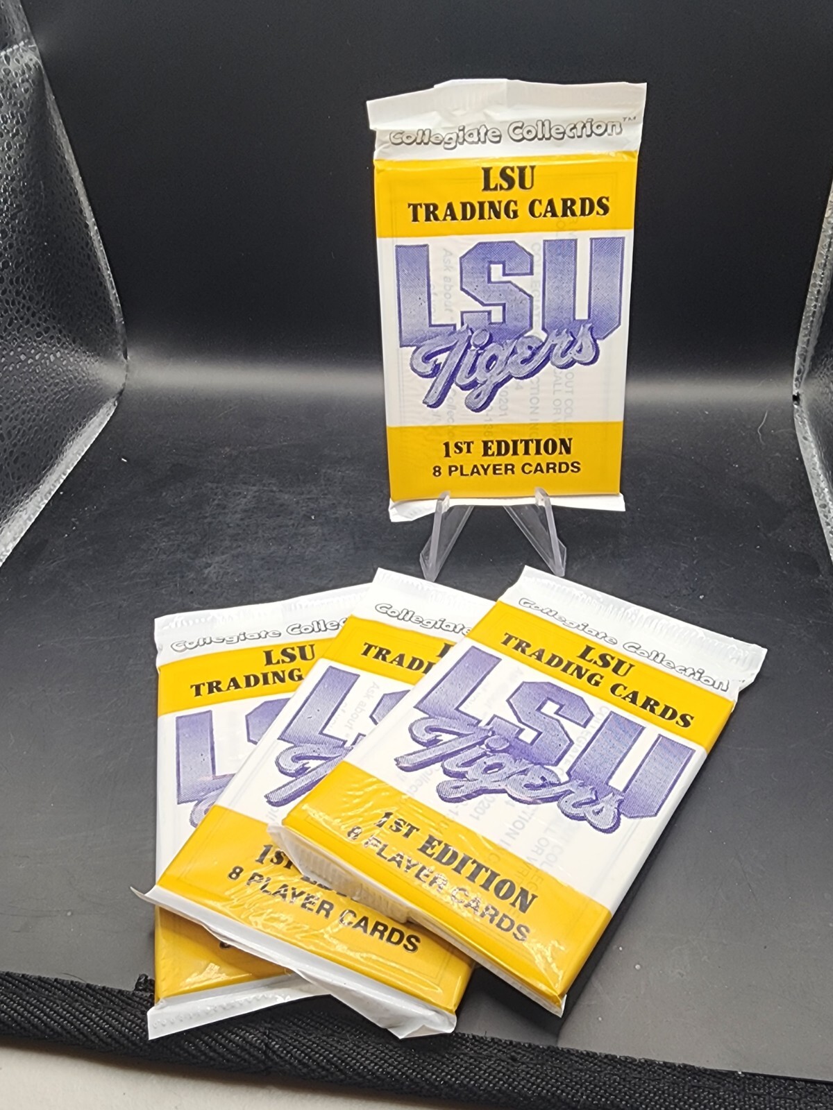 1990- LSU Tigers 1st Edition Trading Cards Collegiate Collection (4 ...