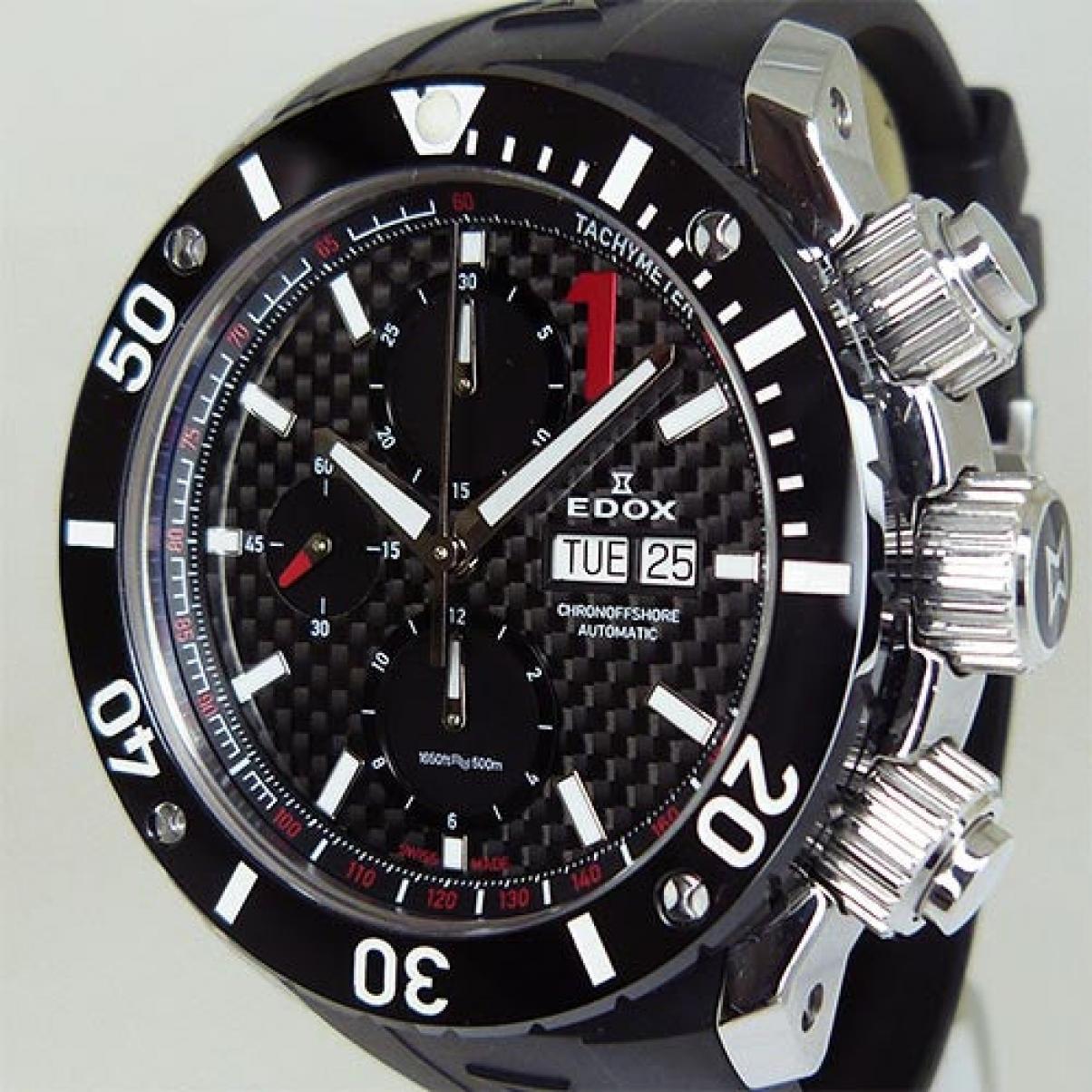 EDOX Watch 01114-3-NIN Chrono Offshore 1 Chronograph Automatic SS ...