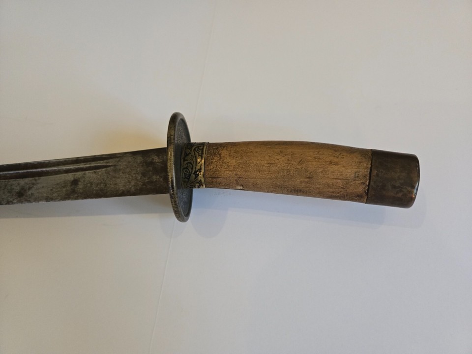 Authentic Chinese Dao Sword with Decorated Fittings, Qing Dynasty | eBay
