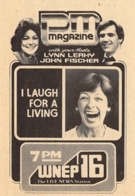 1982 TV AD LYNN LEAHY & JOHN FISCHER PM MAGAZINE ANN SHALLA THE ...
