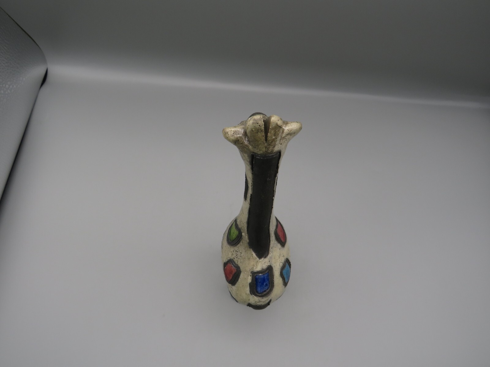 Fenix Botswana Patchwork/Multicolored Raku Giraffe Figurine ...