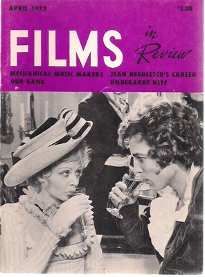 FILMS IN REVIEW digest April 1973 Our Gang Jean Negulesco Samuel L ...