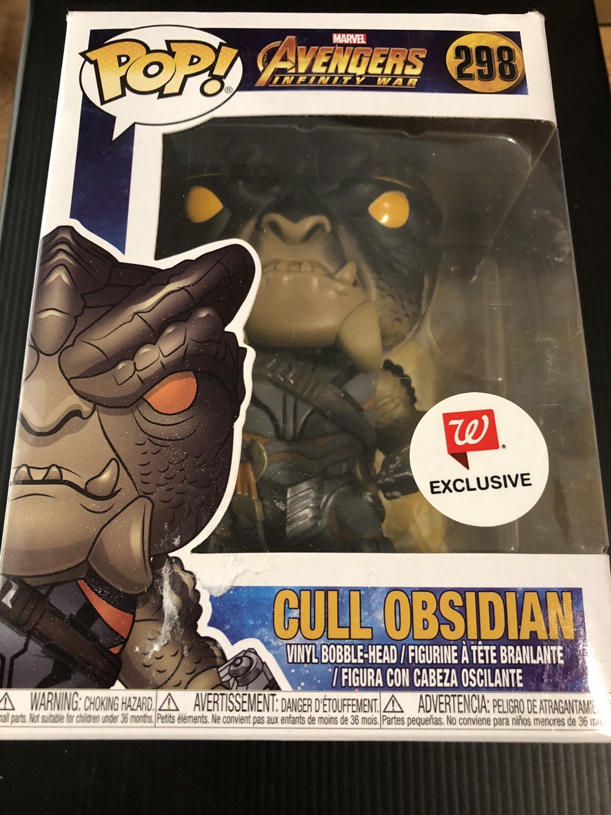 Funko Pop! Marvel Avengers Infinity War Cull Obsidian #298 Walgreens Exclusive | eBay