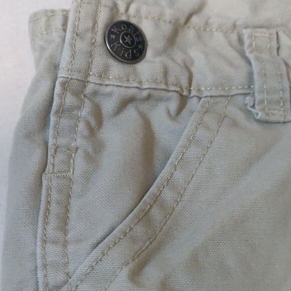 Babies R Us Khaki Cotton Snap-Crotch Overalls Size 24 Months | eBay