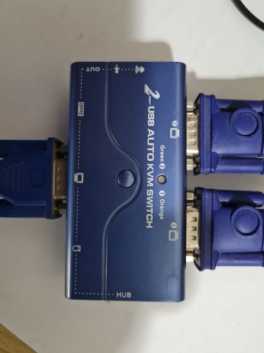 2 Port USB KVM Switch, Keyboard Video Mouse Splitter, KVM Splitter | eBay