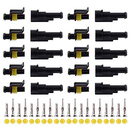 Kit Way Waterproof Electrical Connector 1.5mm Series Terminals Water 1 ...