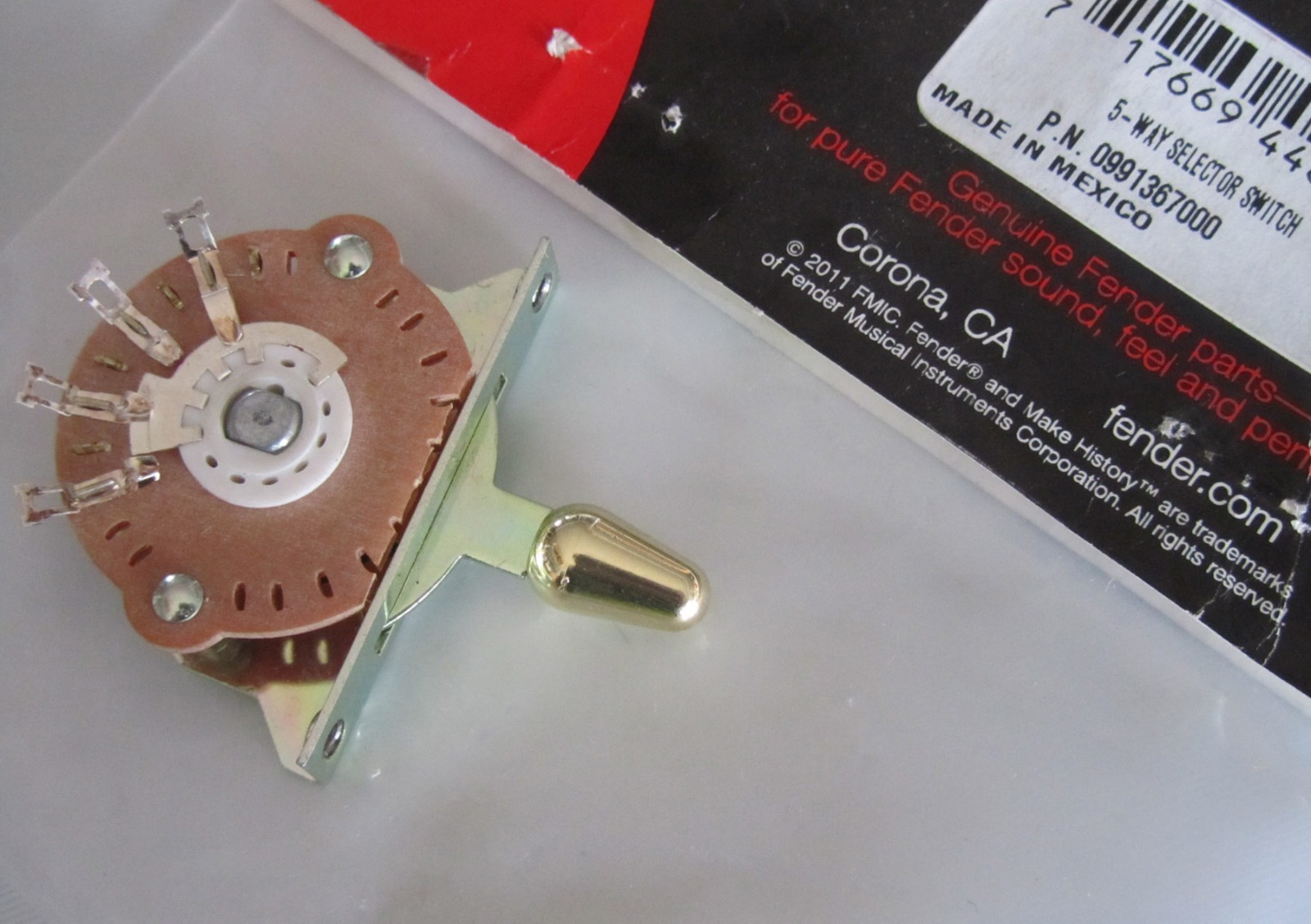 Pack of 10 Gold Plated Guitar 5 Way Switch Tip ST Switch Cap Knob for ...