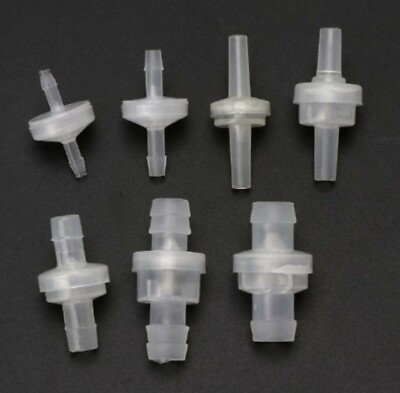3mm to 10mm Plastic White Check Valve One Way Non-return Valve Oil Gas ...