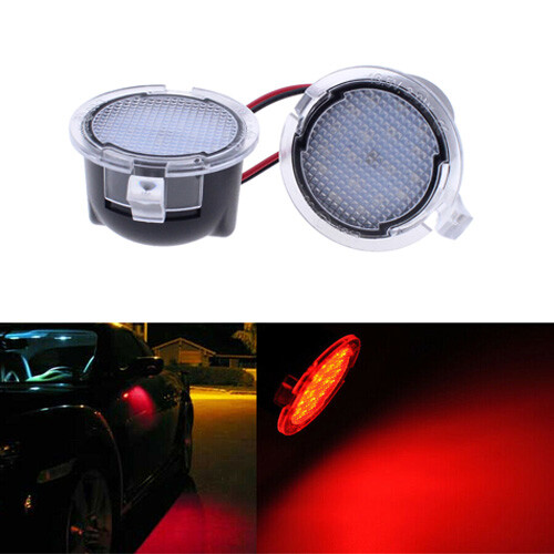 2Pcs LED Side Mirror Puddle Lights Fit Ford F150 Edge Explorer Kuga ...