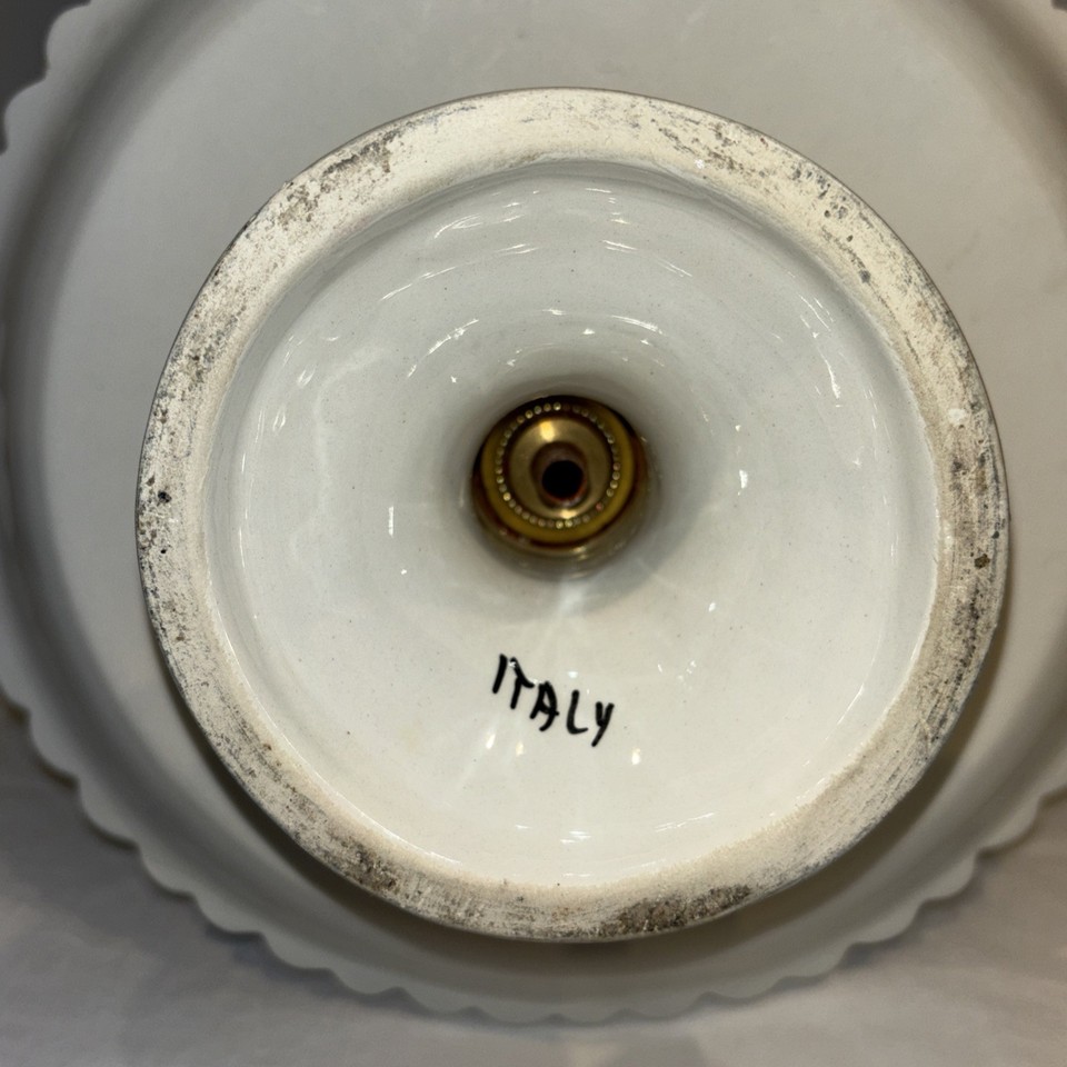 Italian White Figural Putti Two‑Tier Sweet Cake Stand Server Mid ...