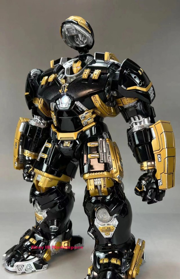 Comicave 1/12 MK44 Hulkbuster Iron Man Superalloy LED Action Figure IN ...