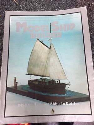 Vintage MODEL SHIP BUILDER - Ships & Boats Magazine - September/October ...