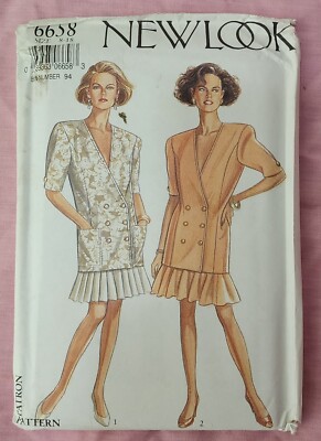 New Look 6658 Dress Misses Sewing Pattern Uncut Size 8-18 | eBay