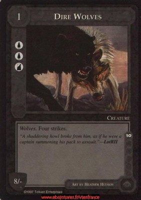 Dire Wolves [Lidless Eye] ENG MELE Middle Earth CCG | eBay