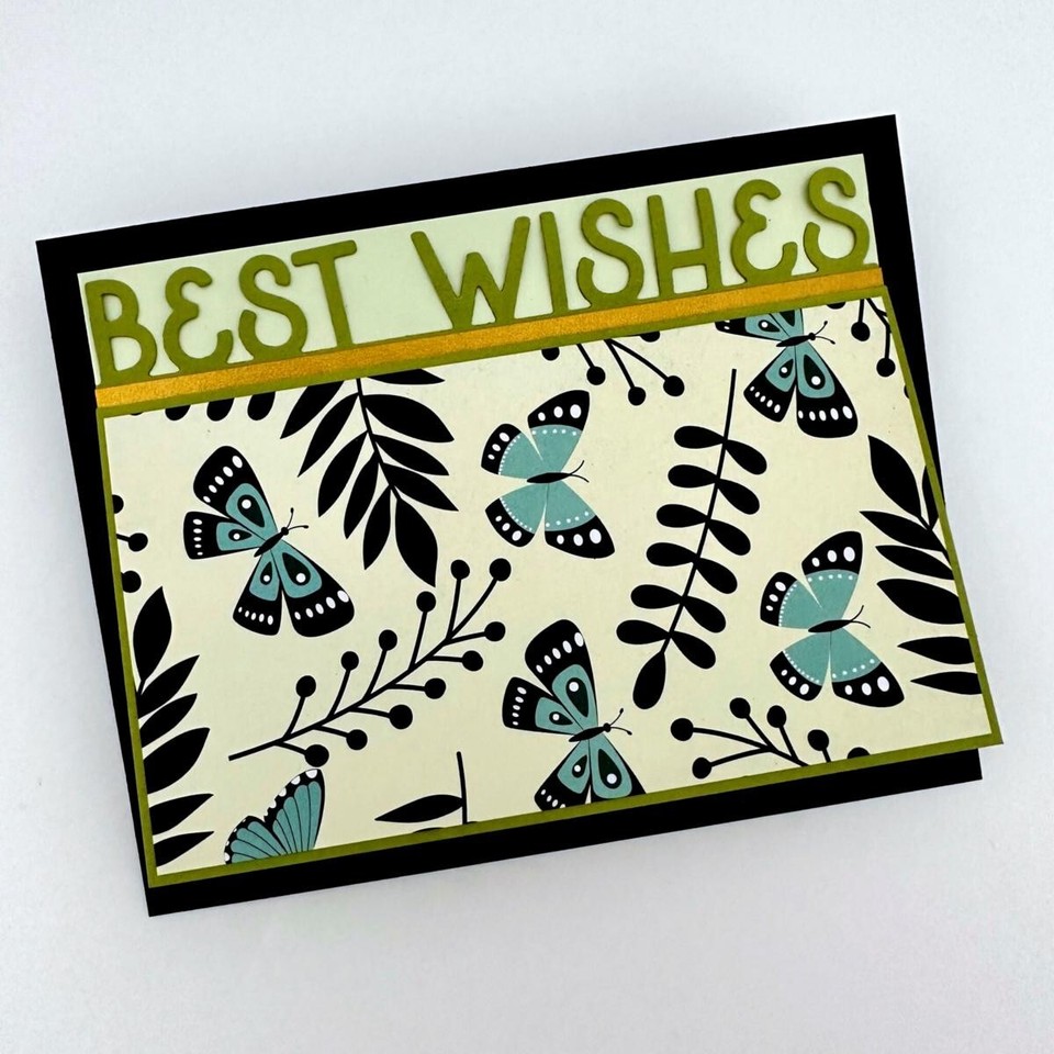 Diamond Press Border Sentiments Stamp and Die Kit New 830936 | eBay